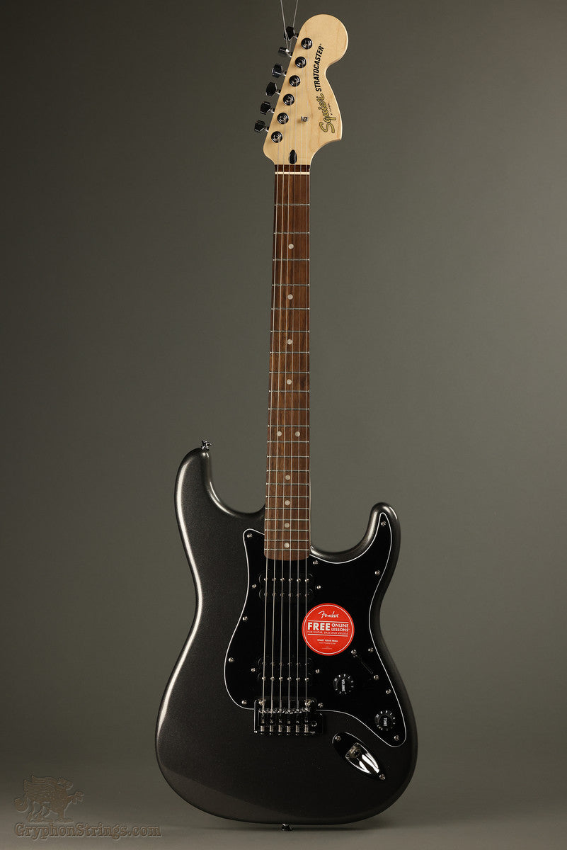 Squier Affinity Series™ Stratocaster® HH, Laurel Fingerboard, Black Pi – Gryphon Strings