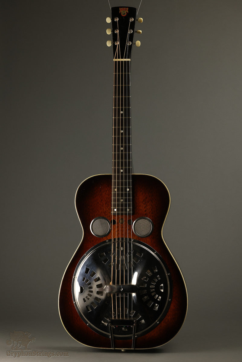 C.1937 Dobro Model 37 Squareneck Resophonic Guitar Used – Gryphon Strings