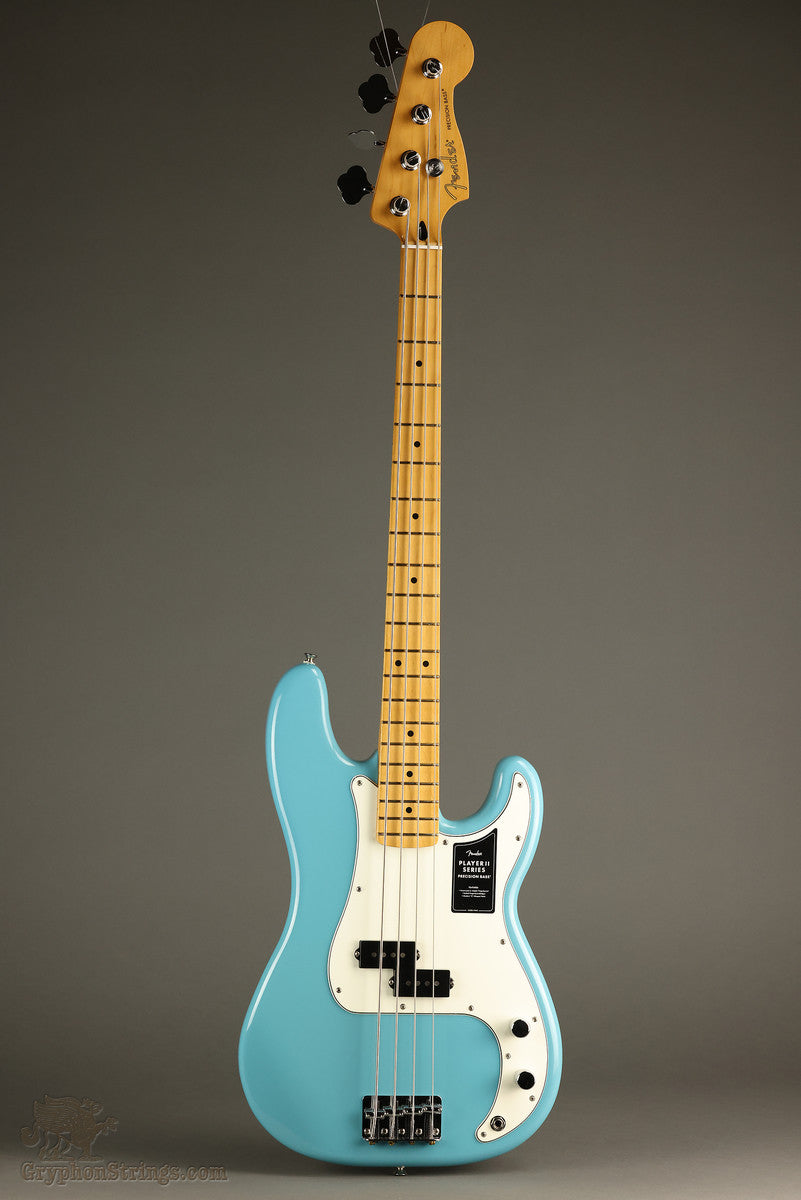 Fender Player II Precision Bass®, Maple Fingerboard, Aquatone Blue - N ...