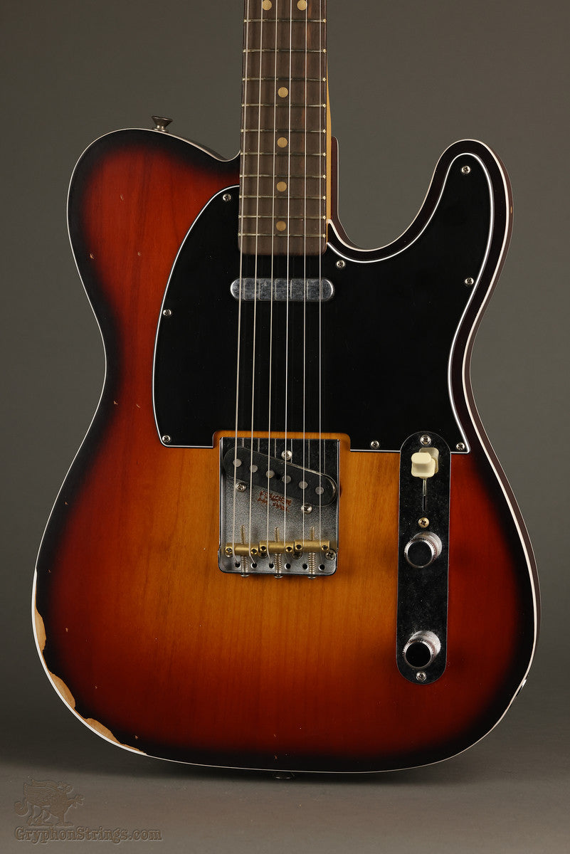 Fender Jason Isbell Custom Telecaster®, Rosewood, 3-Color Chocolate Bu ...