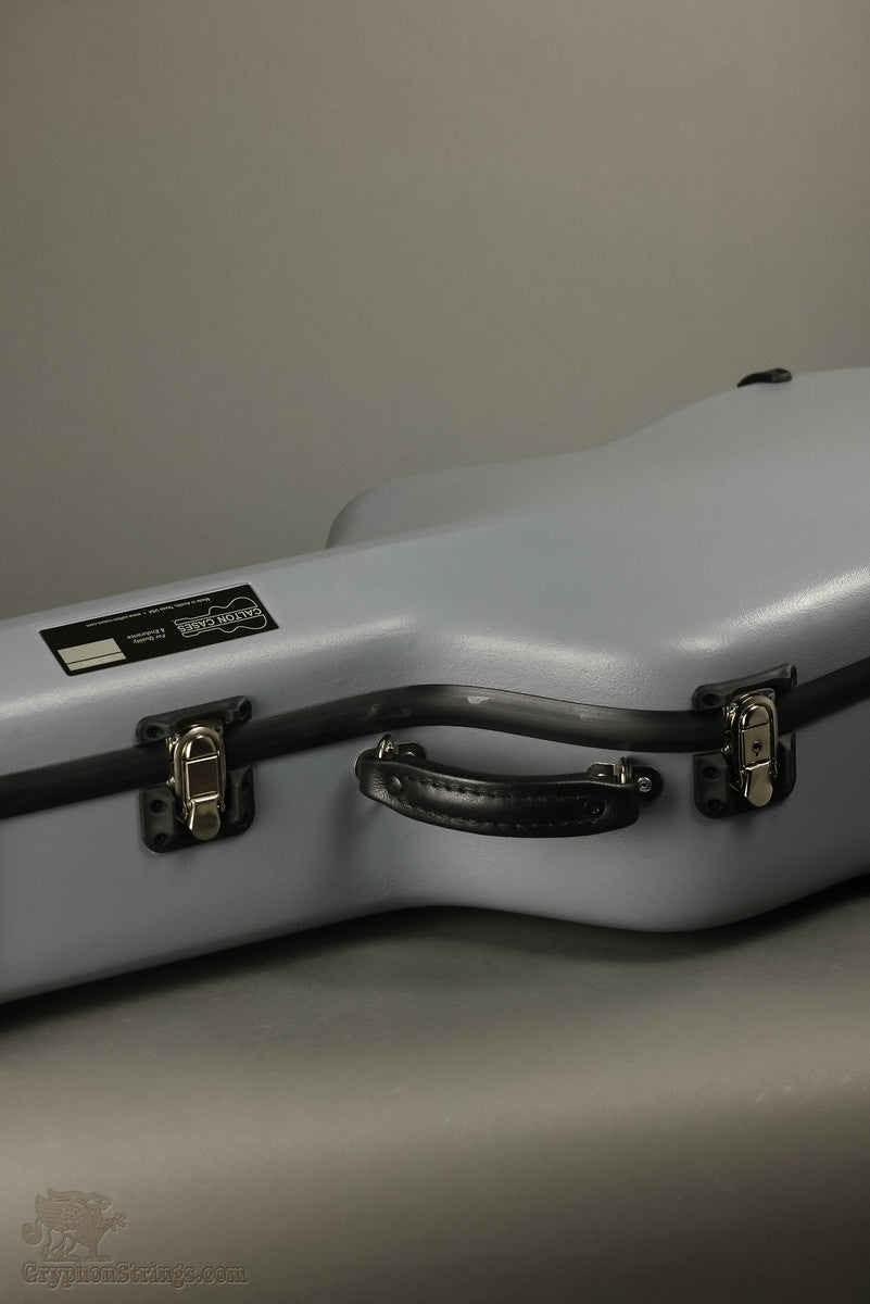 Calton Cases Dreadnought Case, Square Shouldered, Gray Exterior, Green ...