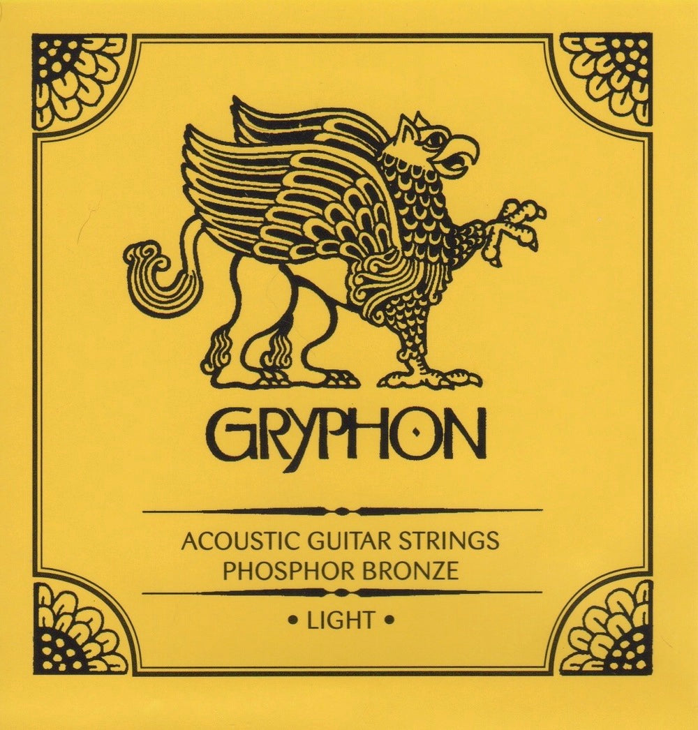 Gryphon (D'Addario) Phosphor Bronze Light Acoustic Guitar Strings ...